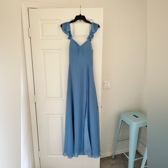 Azazie | Dresses | Light Blue Bridesmaid Dress Size A2 Azazie | Poshmark